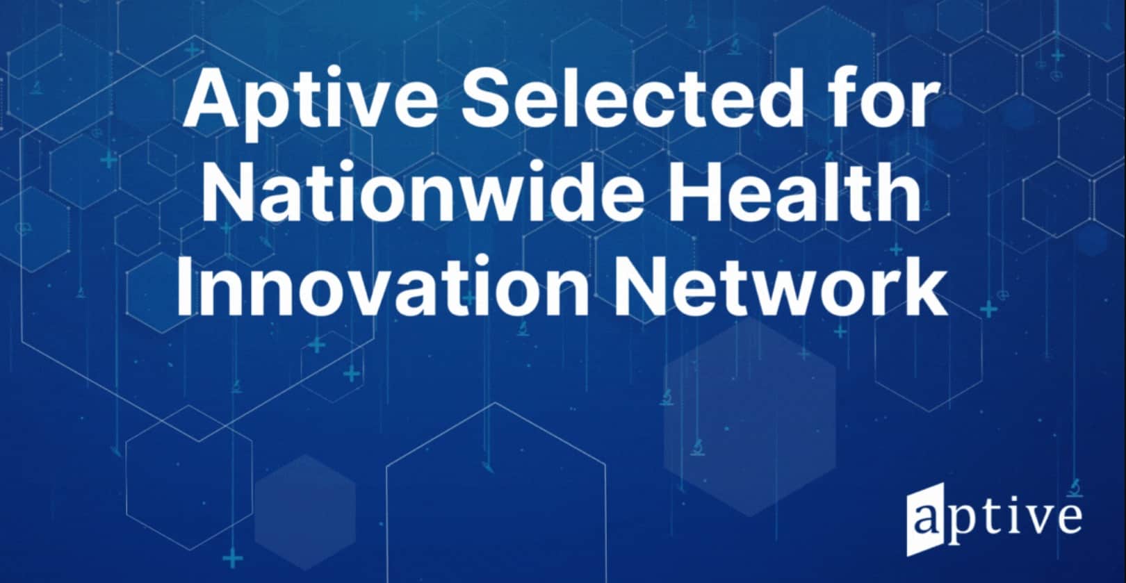 Aptive Selected for ARPA-H Investor Catalyst Hub Spoke Network