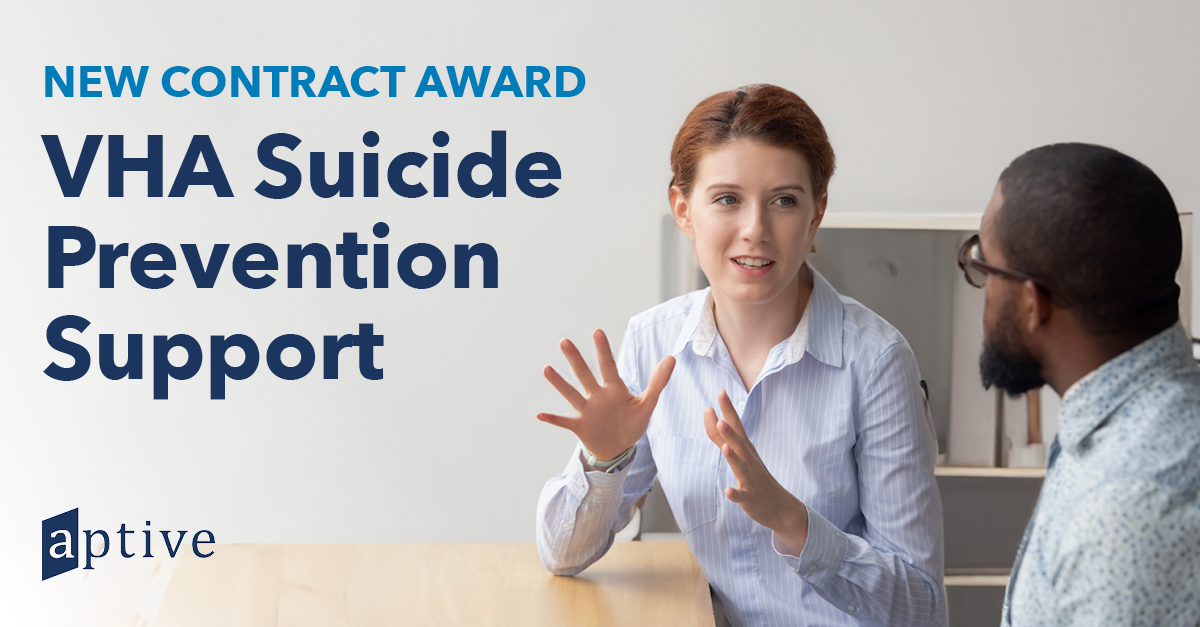 Aptive HTG Supports VHA with Suicide Prevention Initiative