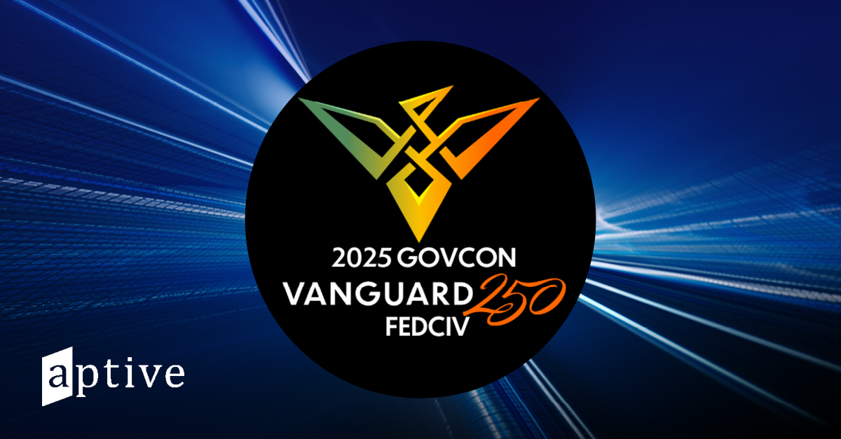 Aptive Named to OrangeSlices AI Vanguard FedCiv 250 List